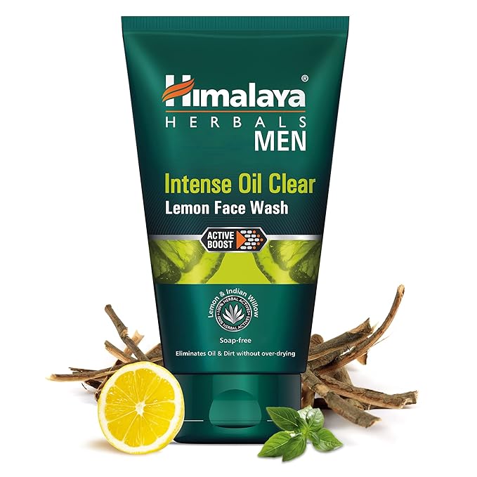 Himalaya MEN Intense Oil Clear Lemon Face Wash, 100ml – ManCrafters