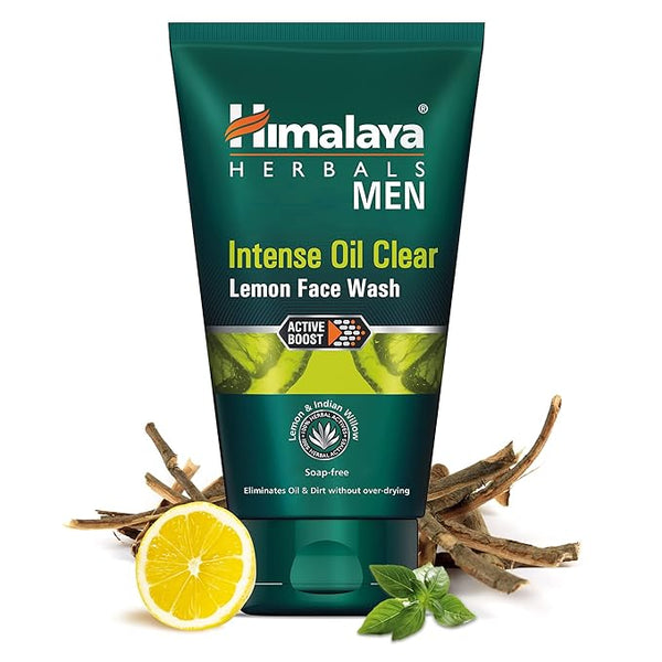 Himalaya MEN Intense Oil Clear Lemon Face Wash, 100ml – ManCrafters